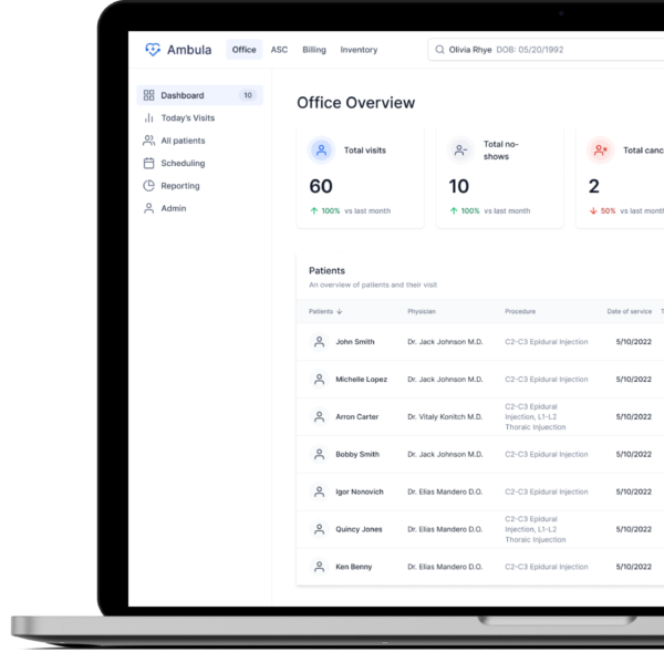Practice management software - Ambula Healthcare